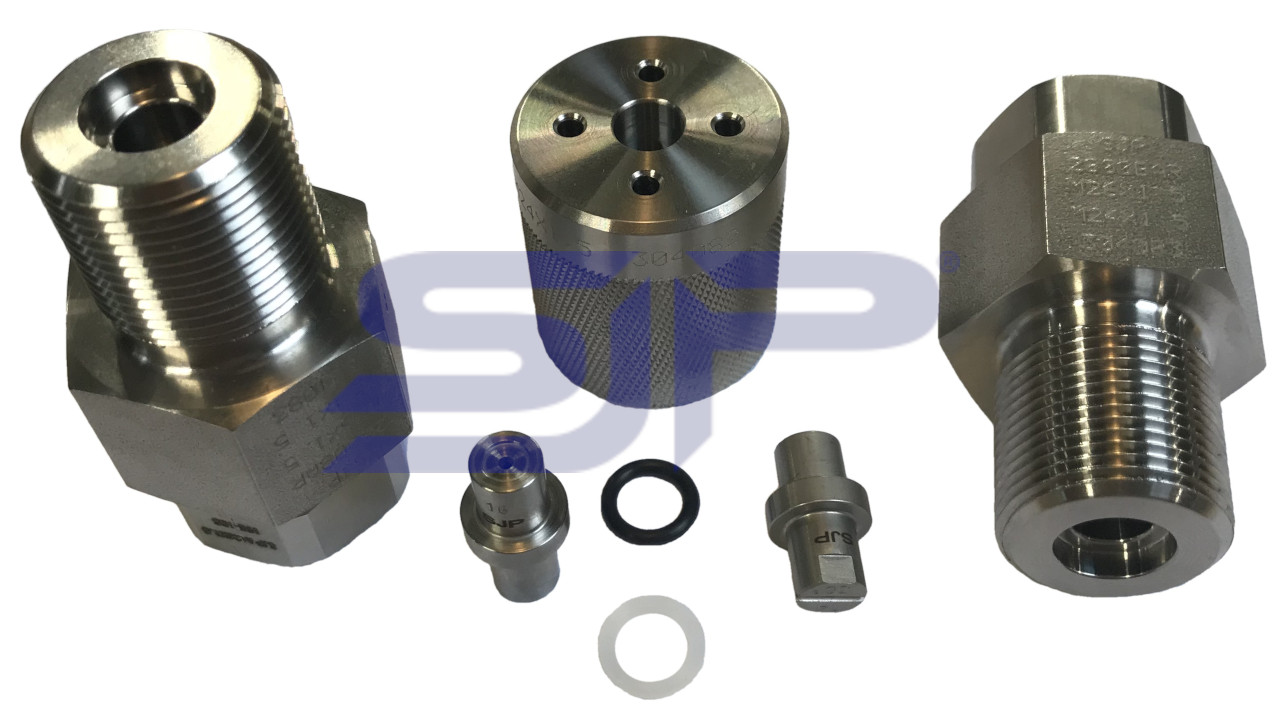 Nozzle holder for drop-in nozzle type 8/12/24 + 8/12/20 2800 bar - SJP